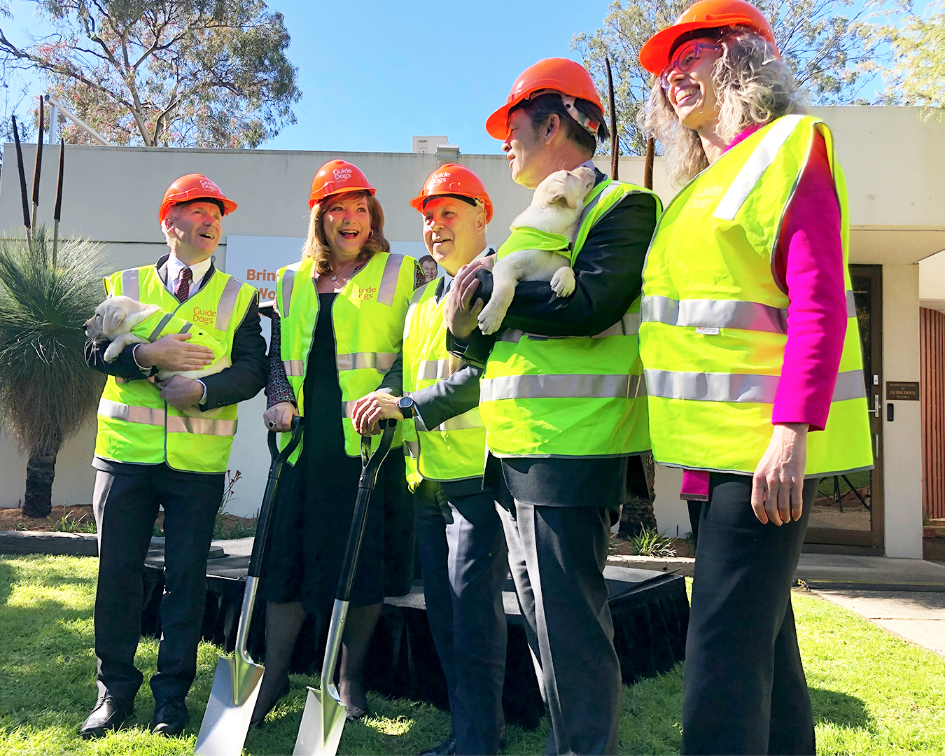 GDV Celebrates Historic Project Commencement - Guide Dogs Victoria