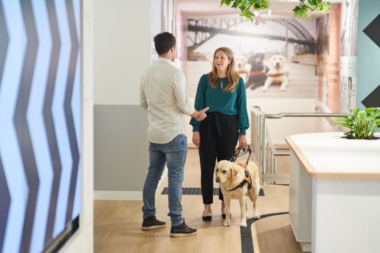 Welcoming someone who is blind or has low vision - Guide Dogs NSW/ACT