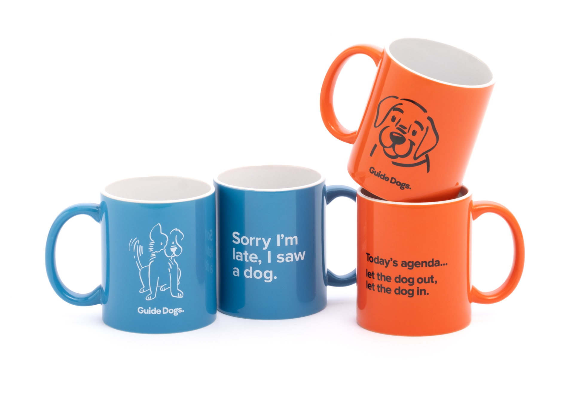 Ceramic Mug - 2 colours - Guide Dogs SA/NT