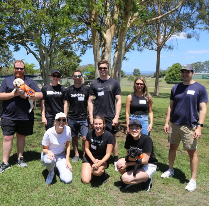 Corporate volunteering - Guide Dogs Queensland