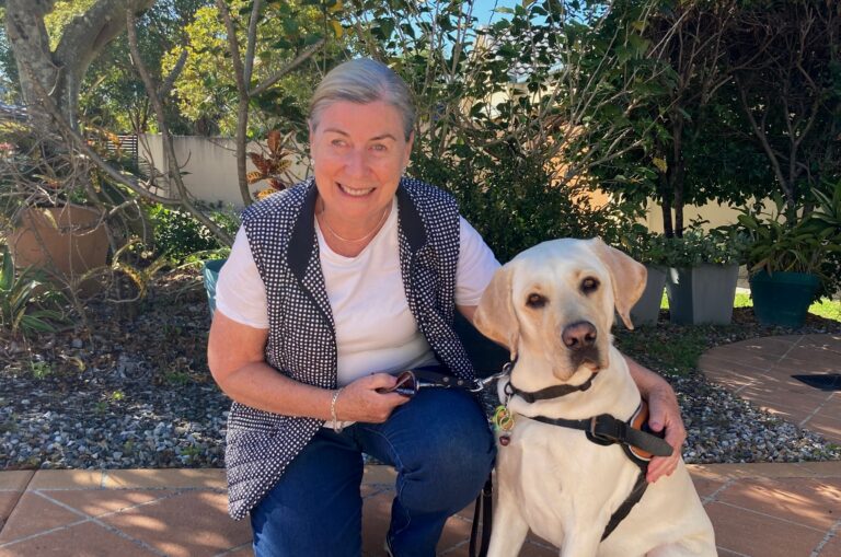 Anne-Marie and Guide Dog Jerry - Guide Dogs Queensland