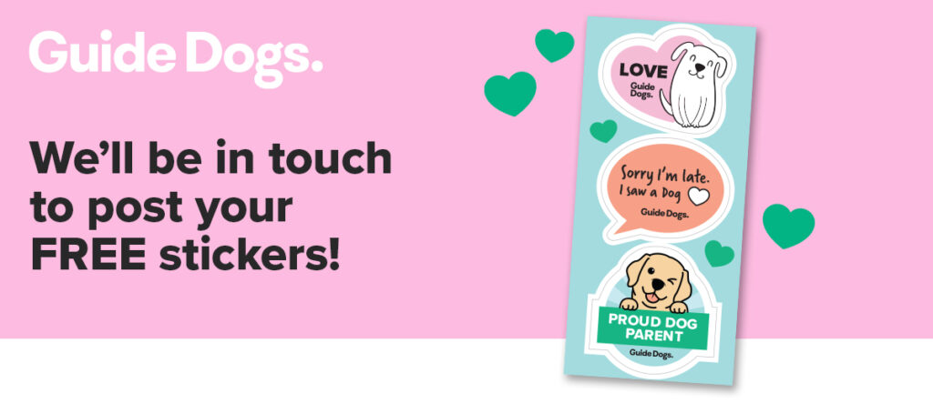 Sticker Confirmation - Guide Dogs Queensland